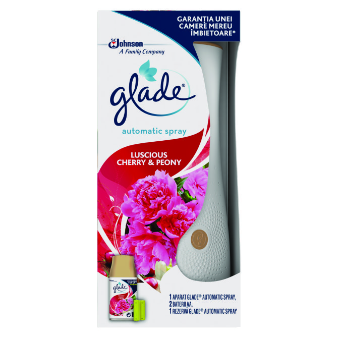 Glade automatski osvježivač zraka s mirisom božura i trešnje 269 ml