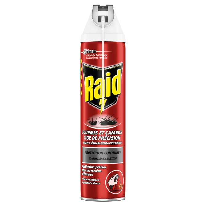 Raid sprej protiv mrava i žohara 3u1 400 ml