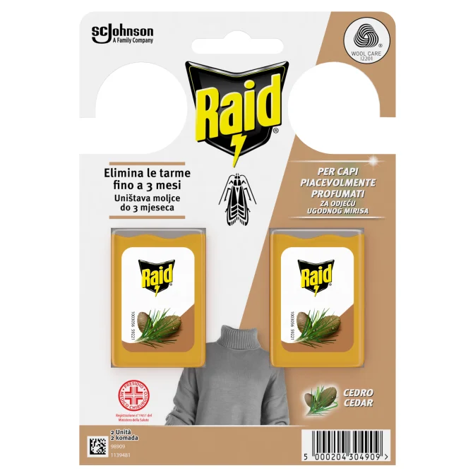 Raid® Tarme protiv moljaca - cedar | Senzacionalno.hr