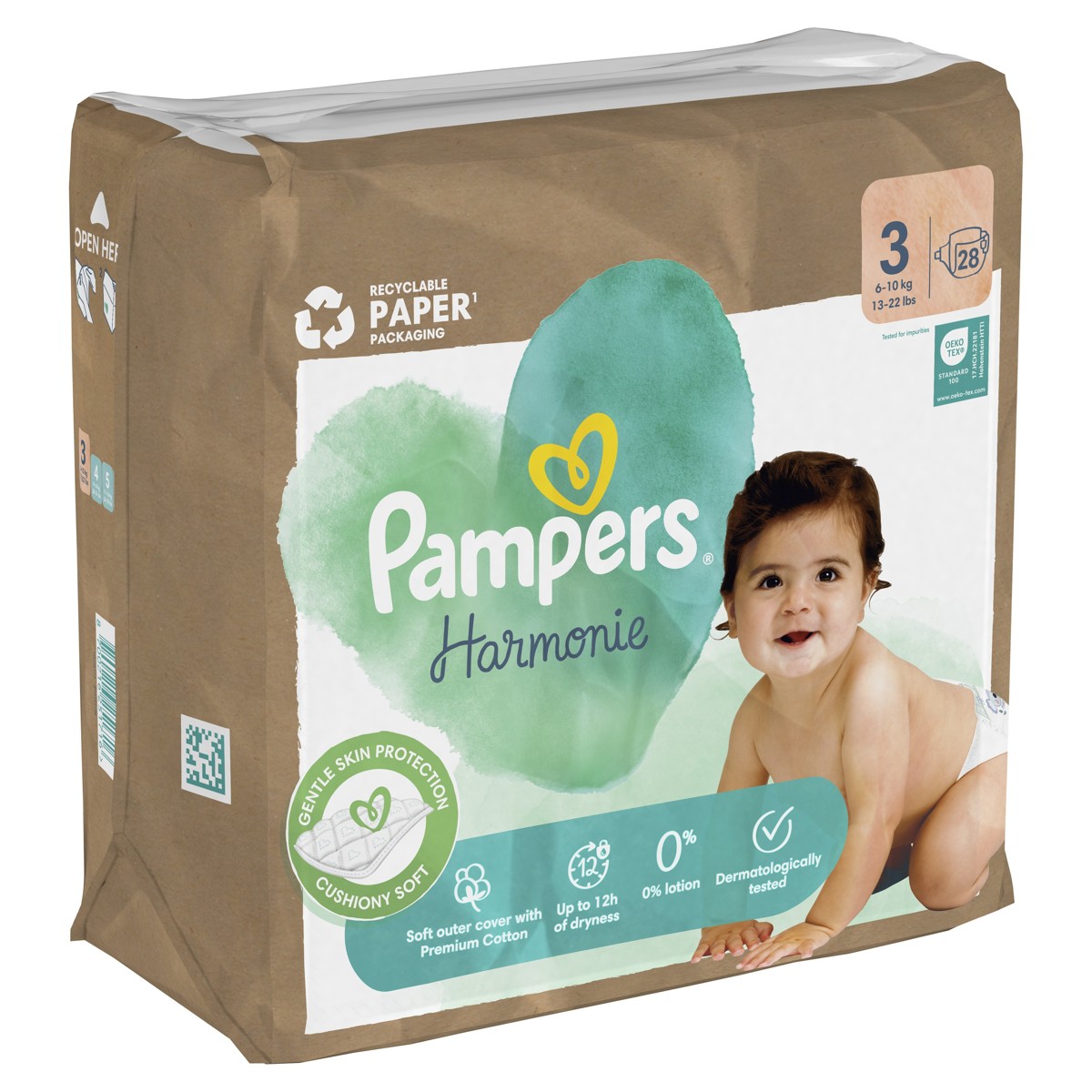 Pampers Harmonie pelene vel. 3 (6-10 kg), 28 kom | Senzacionalno.hr