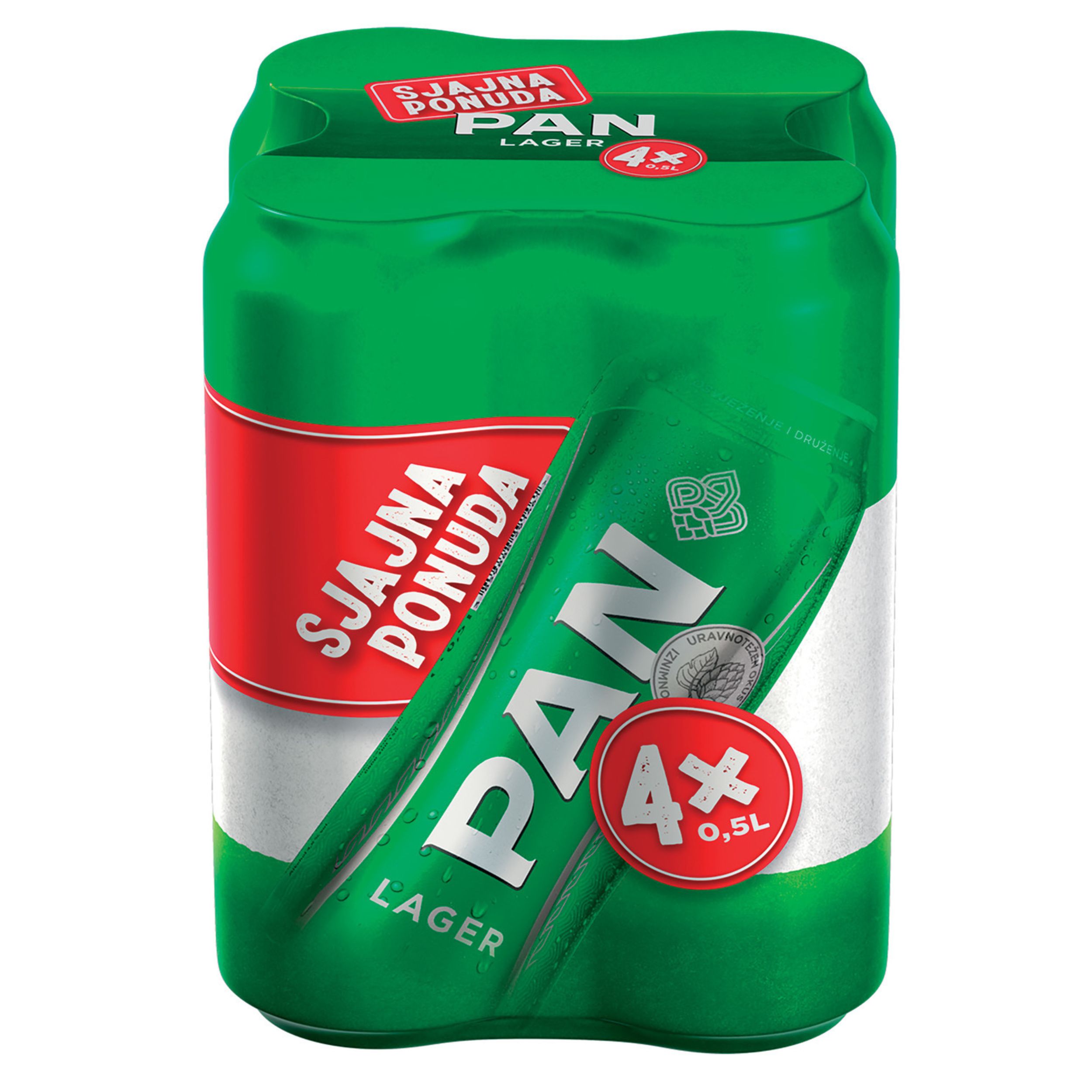 Pan Lager pivo limenka 4 x 0,5L | Senzacionalno.hr